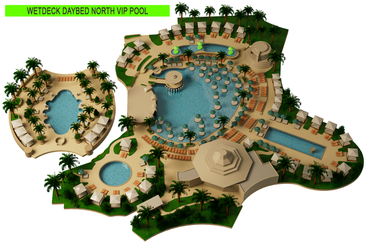 Flamingo GO Pool Bottle Service for 2025 | Exploring Las Vegas