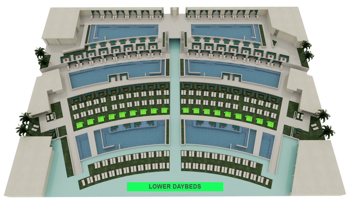 Stadium Swim Bottle Service for 2025 | Exploring Las Vegas