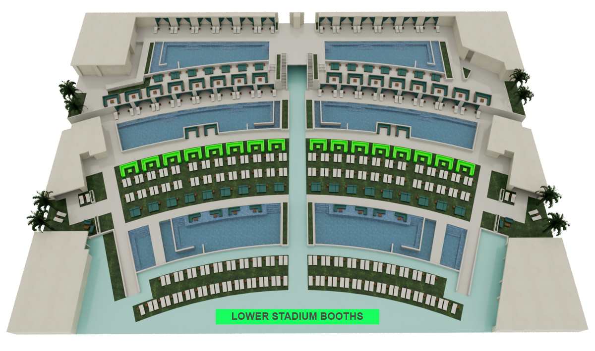 Stadium Swim Bottle Service for 2025 | Exploring Las Vegas